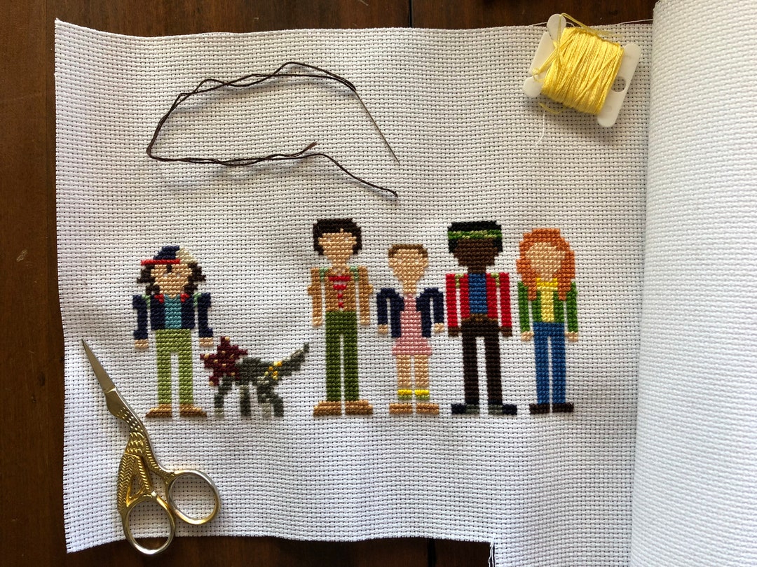 Lucas & Max Stranger Things Cross Stitch Pattern easy Instant Download ...