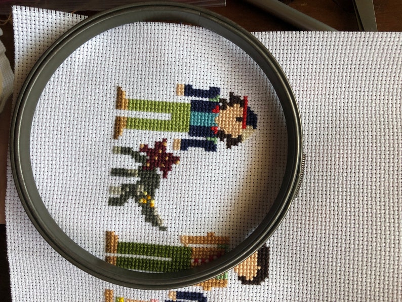 Dustin & Dart Stranger Things Cross Stitch Pattern easy Downloadable ...