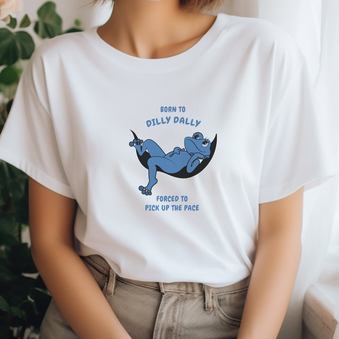 Frog Meme Dilly Dally Unisex T-shirt, Funny Saying Shirt, Sarcastic T-shirt, Frog Vintage T ...