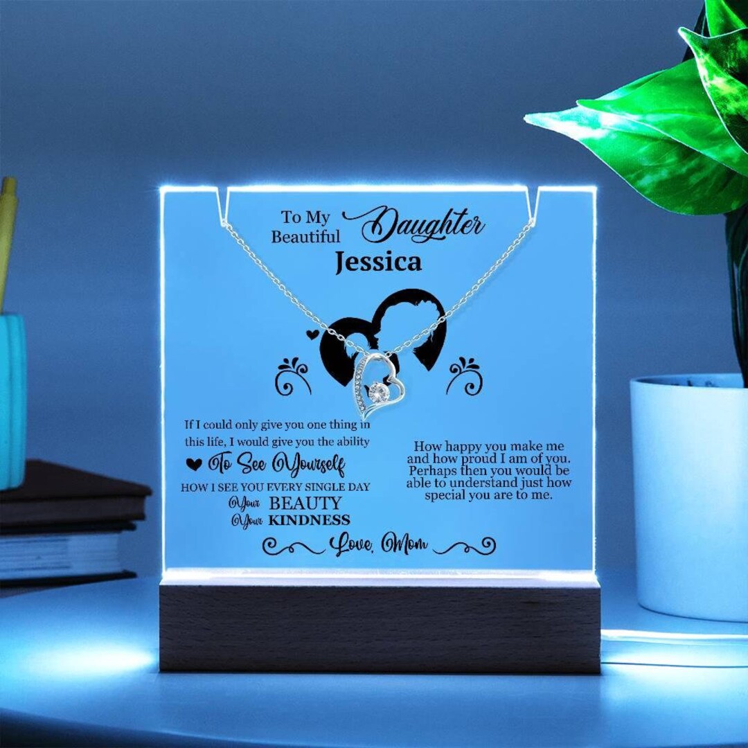To My Daughter Personalized Plaque for Daughter Gift From Mom to ...