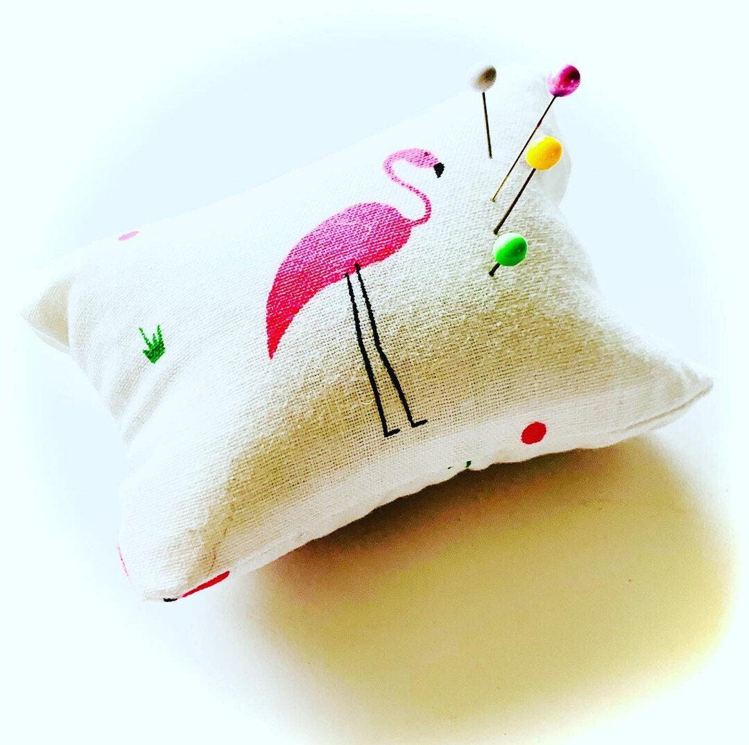 Handmade Flamingo Finger Pincushion: Sewing Gift - Etsy