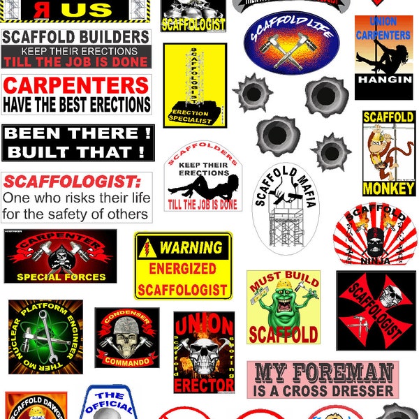 Hard Hat Stickers - Etsy