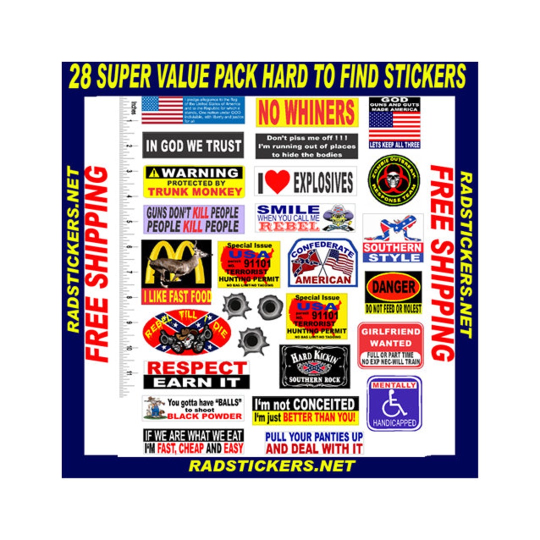 Hard Hat Stickers, 28 of the Top Selling Stickers in a Value Pack - Etsy
