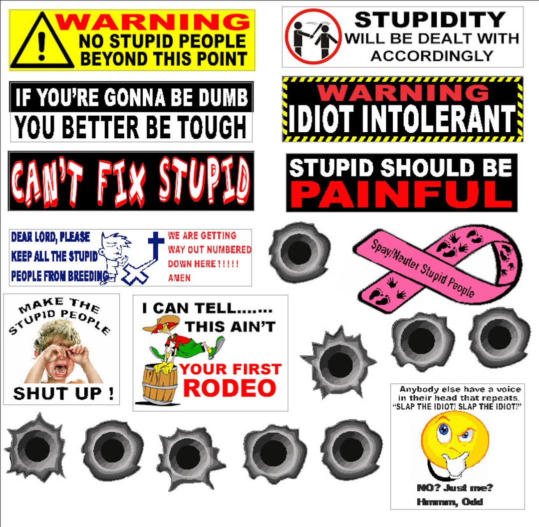 Funny Hard Hat Stickers, 20 Sticker Super Value Pack - Etsy