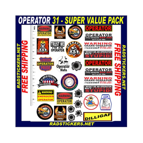 Equipment Stickers - Etsy