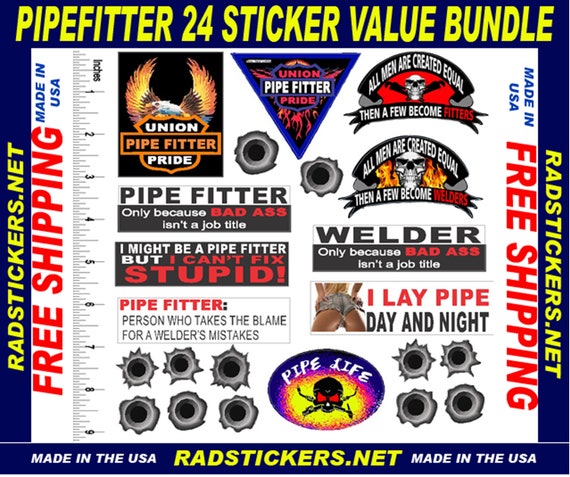 Pipefitter Stickers