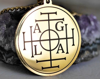Sigil of Azazel Pendant Seal of Azazel Necklace Luciferian - Etsy