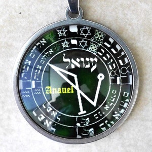 Talisman Angel Anauel//seal of the Angel Anauel//protection Talisman ...