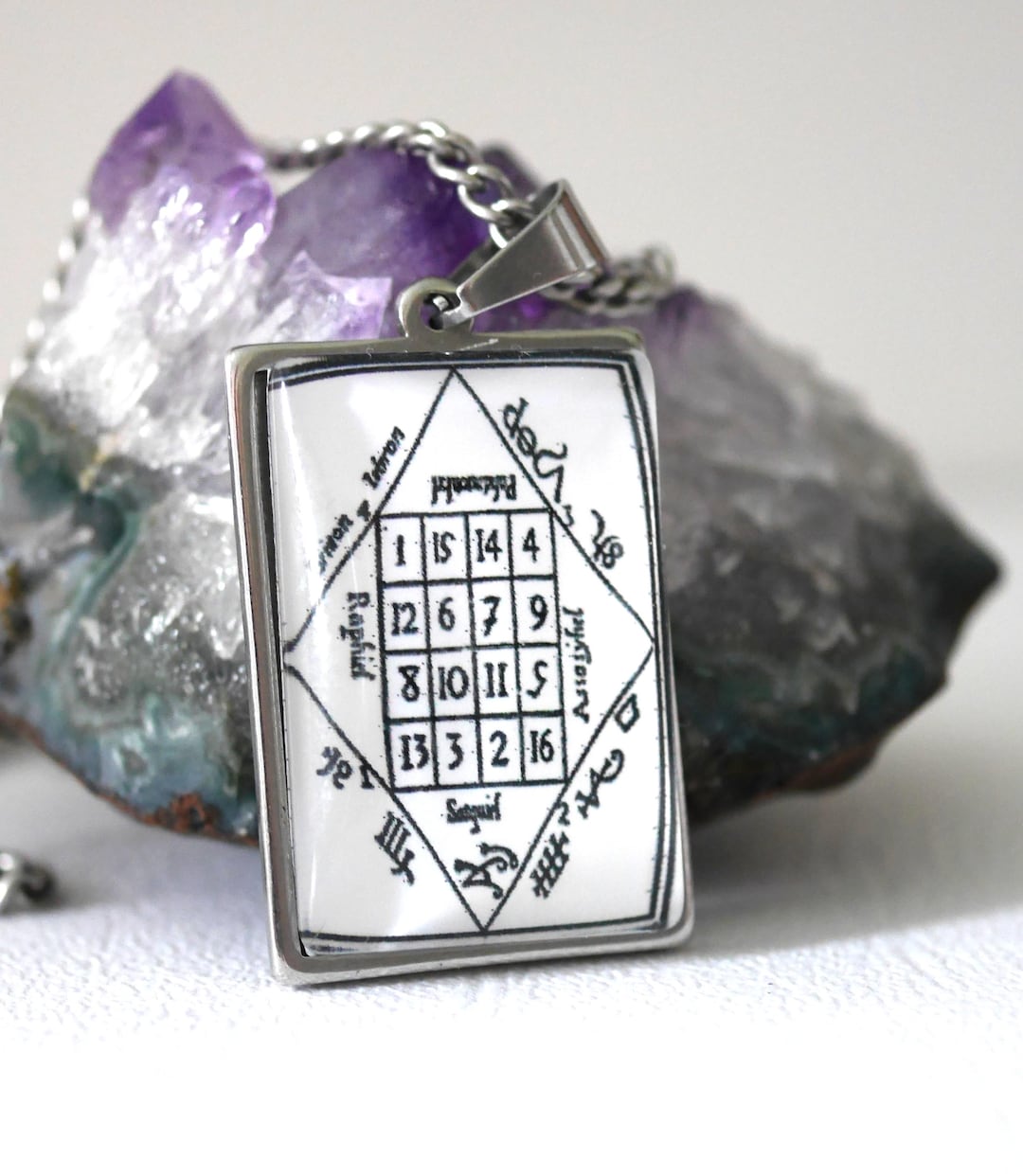 Jupiter Magic Square/amulet of Protection, Wealth, and Power/pendant of ...