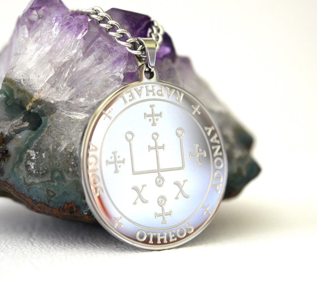 Archangel Raphael Seal Talisman, Divine Healing Seal, 72 Names of God ...