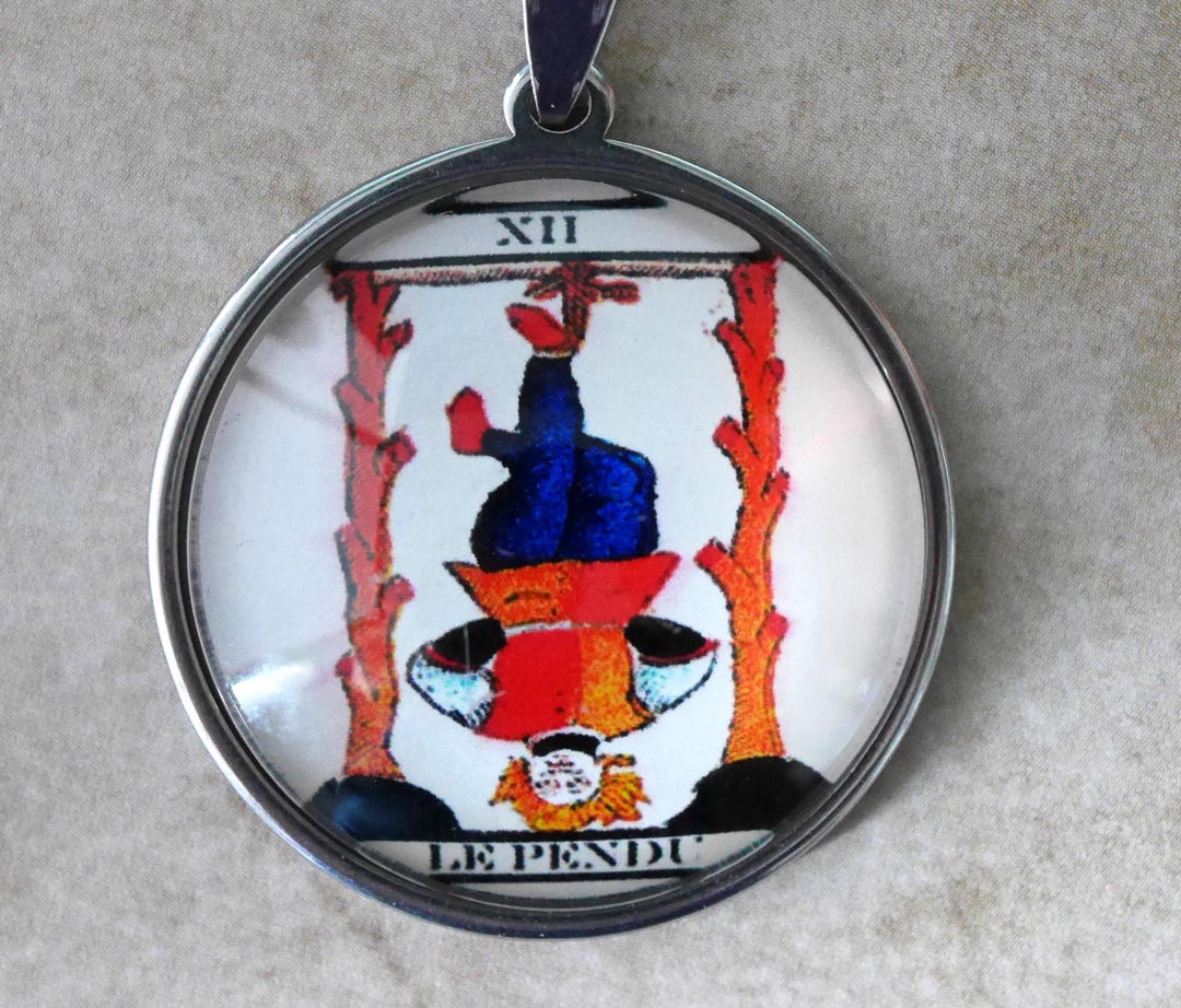 Major Talisman of the Hanged Man Card - Tarot of Marseille, Divination ...