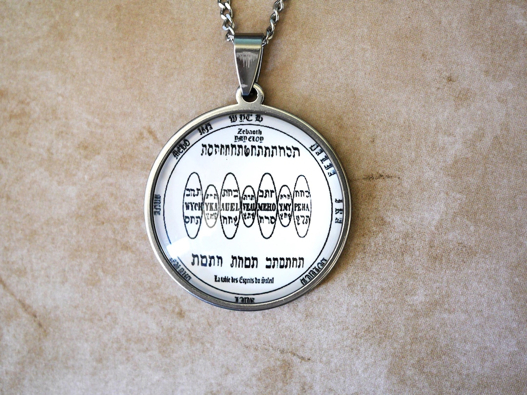 The Table of the Spirits of the Sun//7th Book of Moses//amulet ...