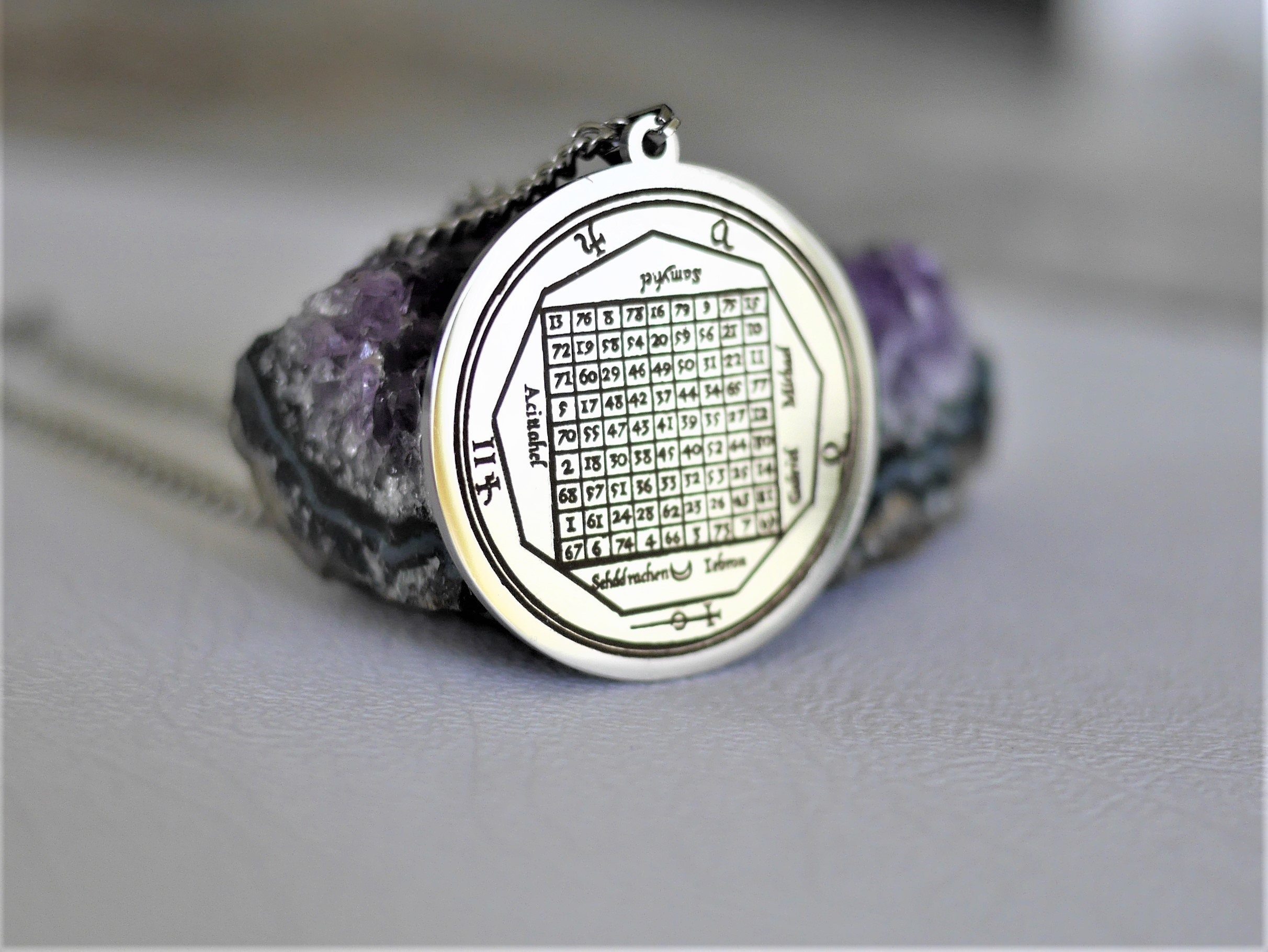 Pentacle of the Moon/magic Square of the Moon/pentacle of the Moon ...