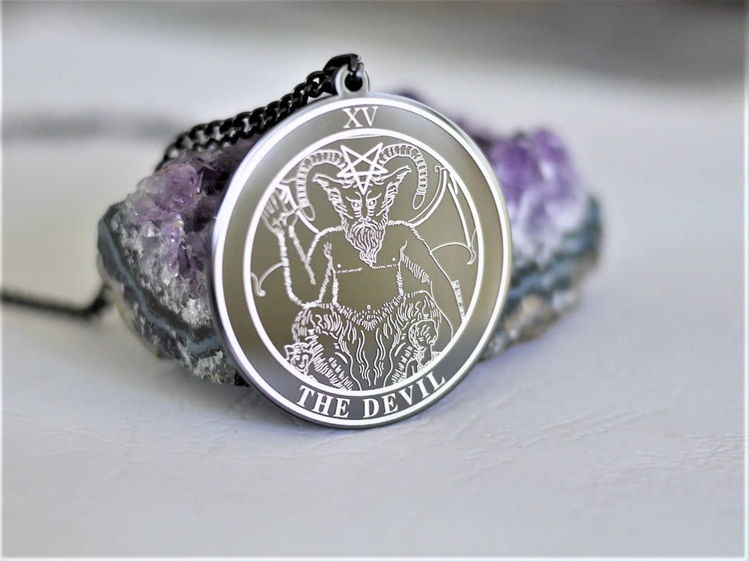 Talisman Major Card //the Devil//marseille Tarot//devil Card//divination//men's Gift//women's ...