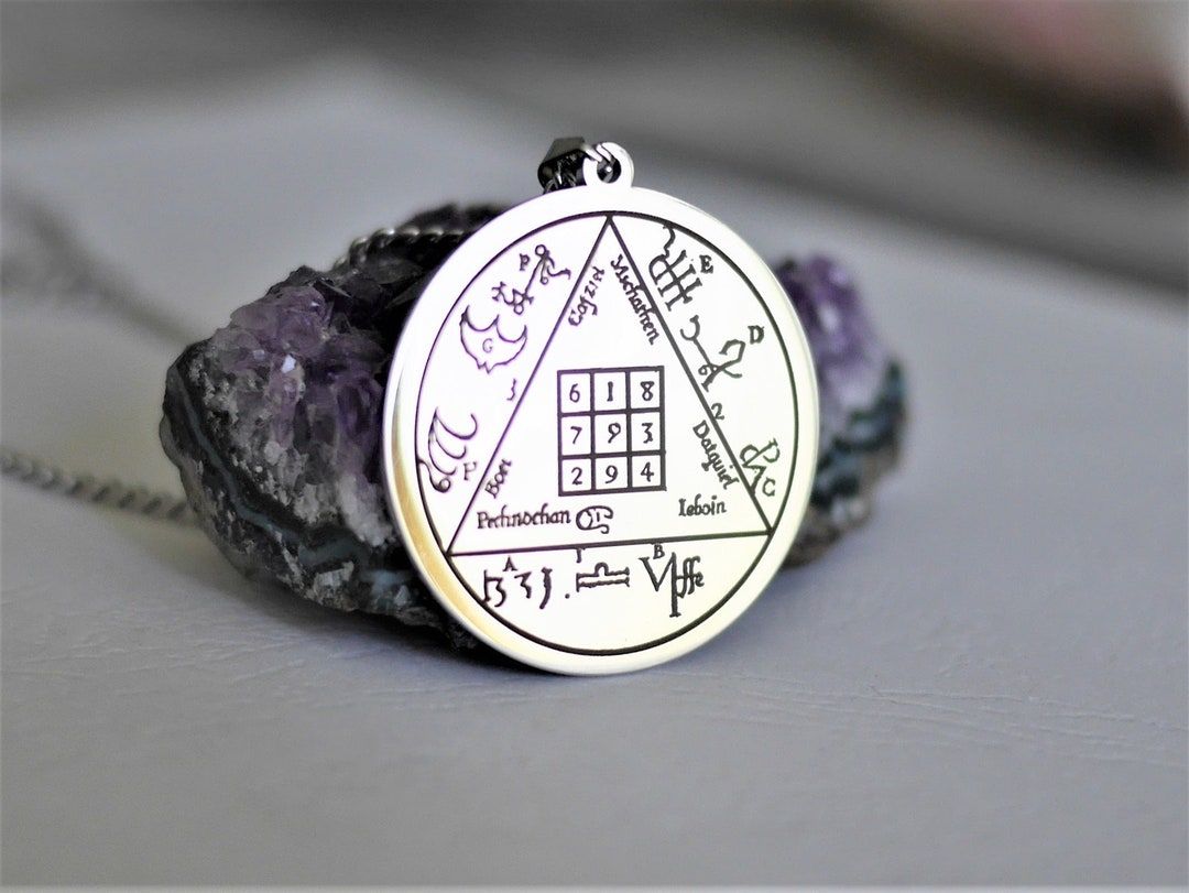 Saturn Magic Square/protection Amulet for Power and Authority/white ...