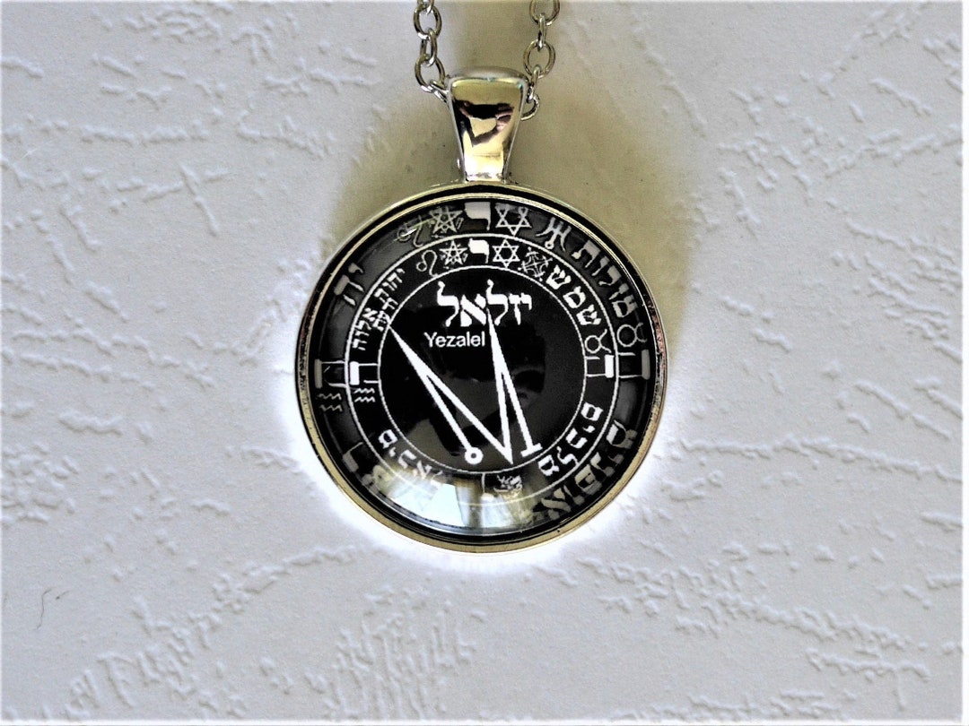 Talismán del Ángel Yezalel//Sello del Ángel Yezalel//Talismán Religioso ...