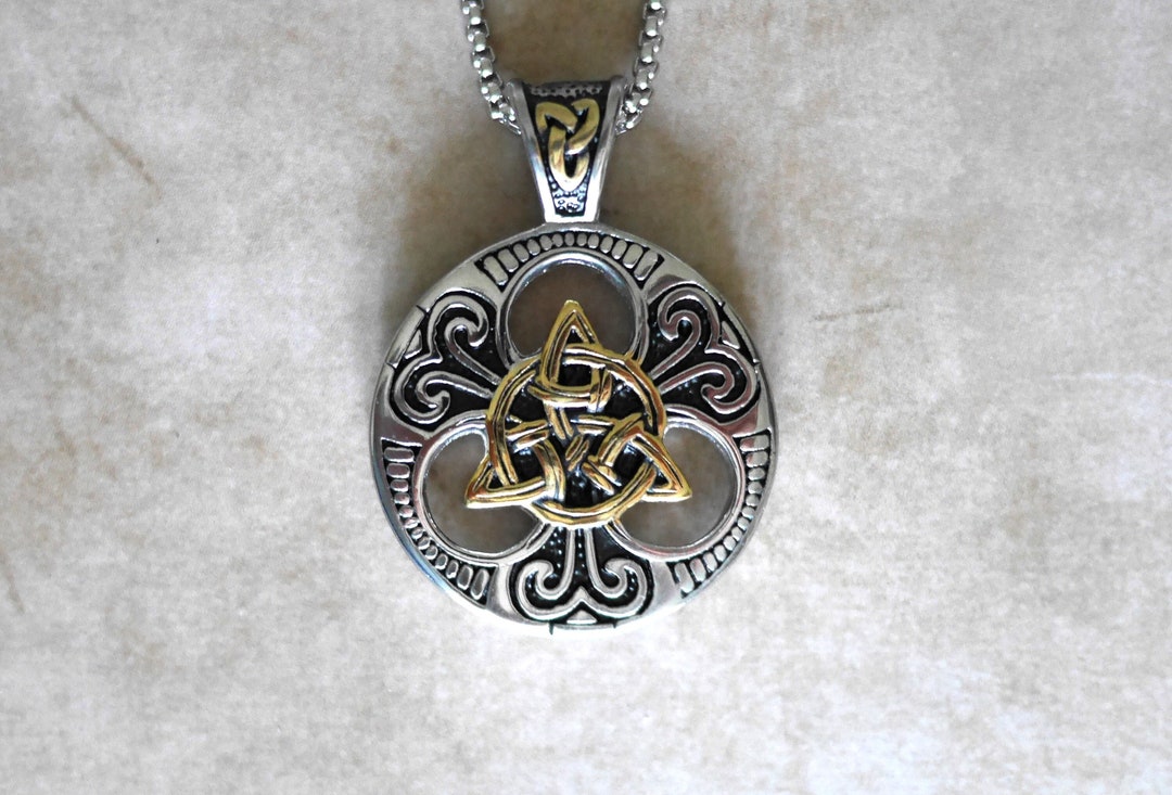 Celtic Triquetra Talisman/ancestral Protection Amulet Against Negative ...