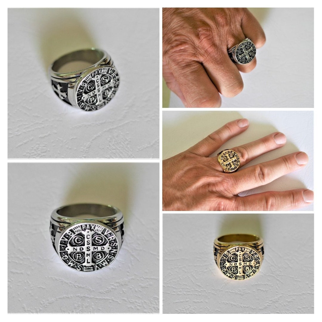 Exorcism Signet Ring//exorcism Talisman//saint Benedict//protection ...
