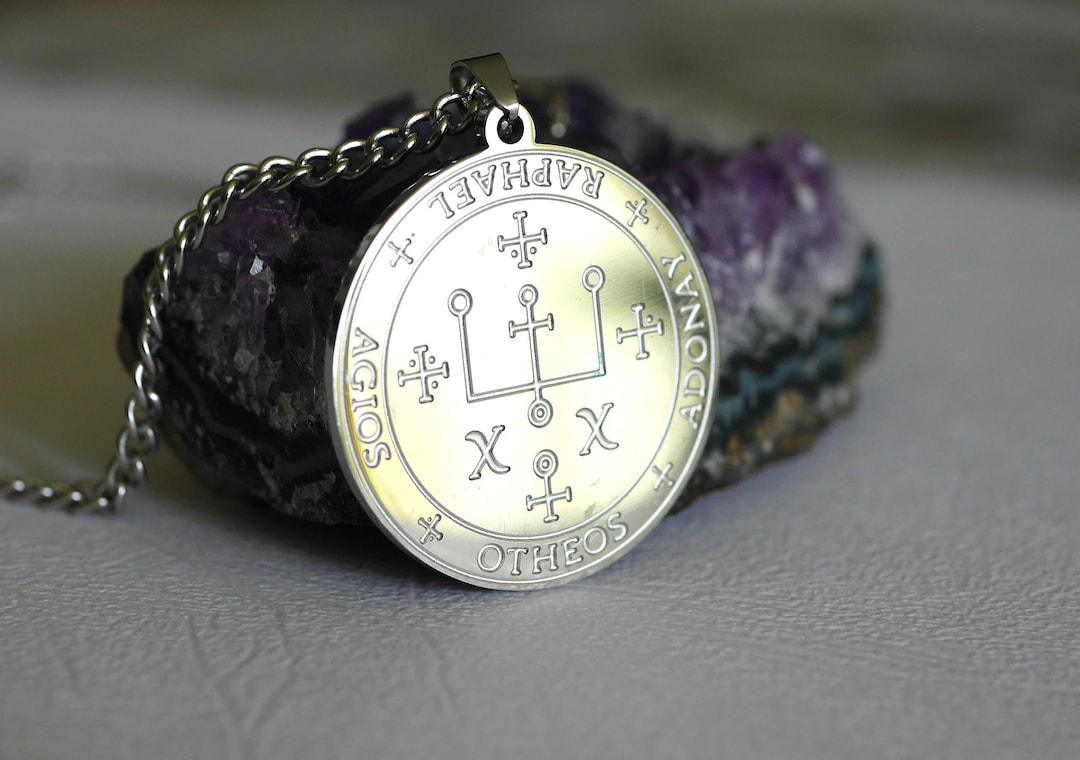 Archangel Raphael Talisman – Seal of Divine Healing, 72 Names of God ...
