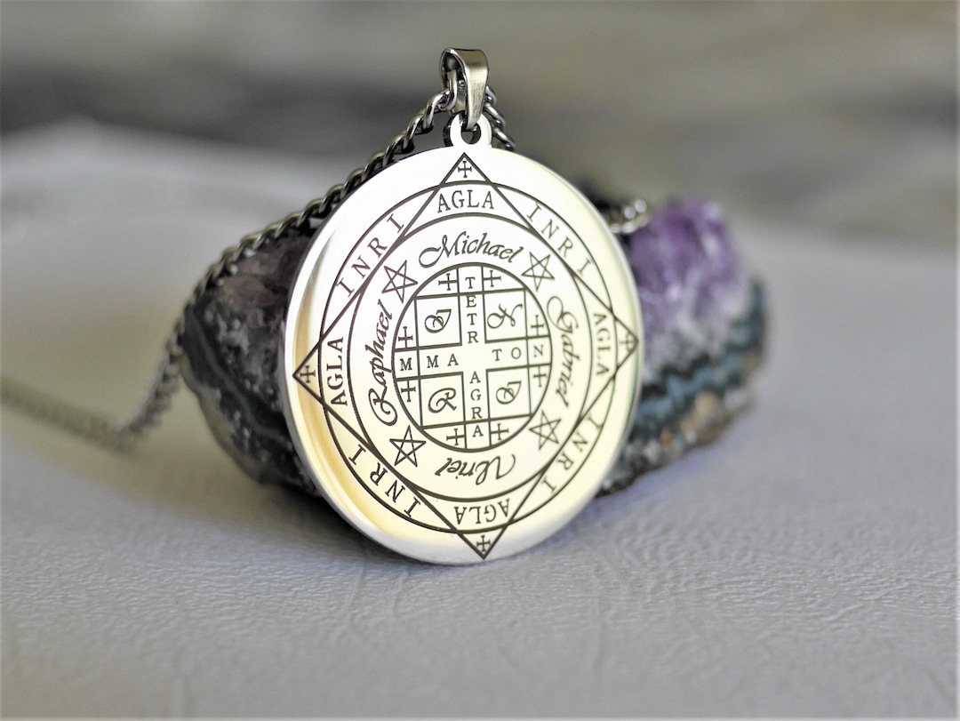 Medieval Talisman of Wealth//pentacle of Prosperity//medieval Amulet ...