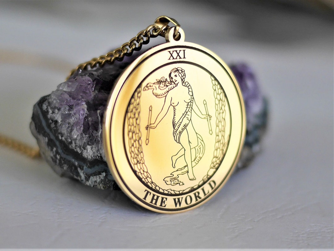 Talisman Major Card //the World//marseille Tarot//world Map//divination ...