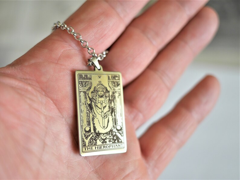 Arcane Majeur Le Pape, Tarot de Marseille, Divination, Amulette ...