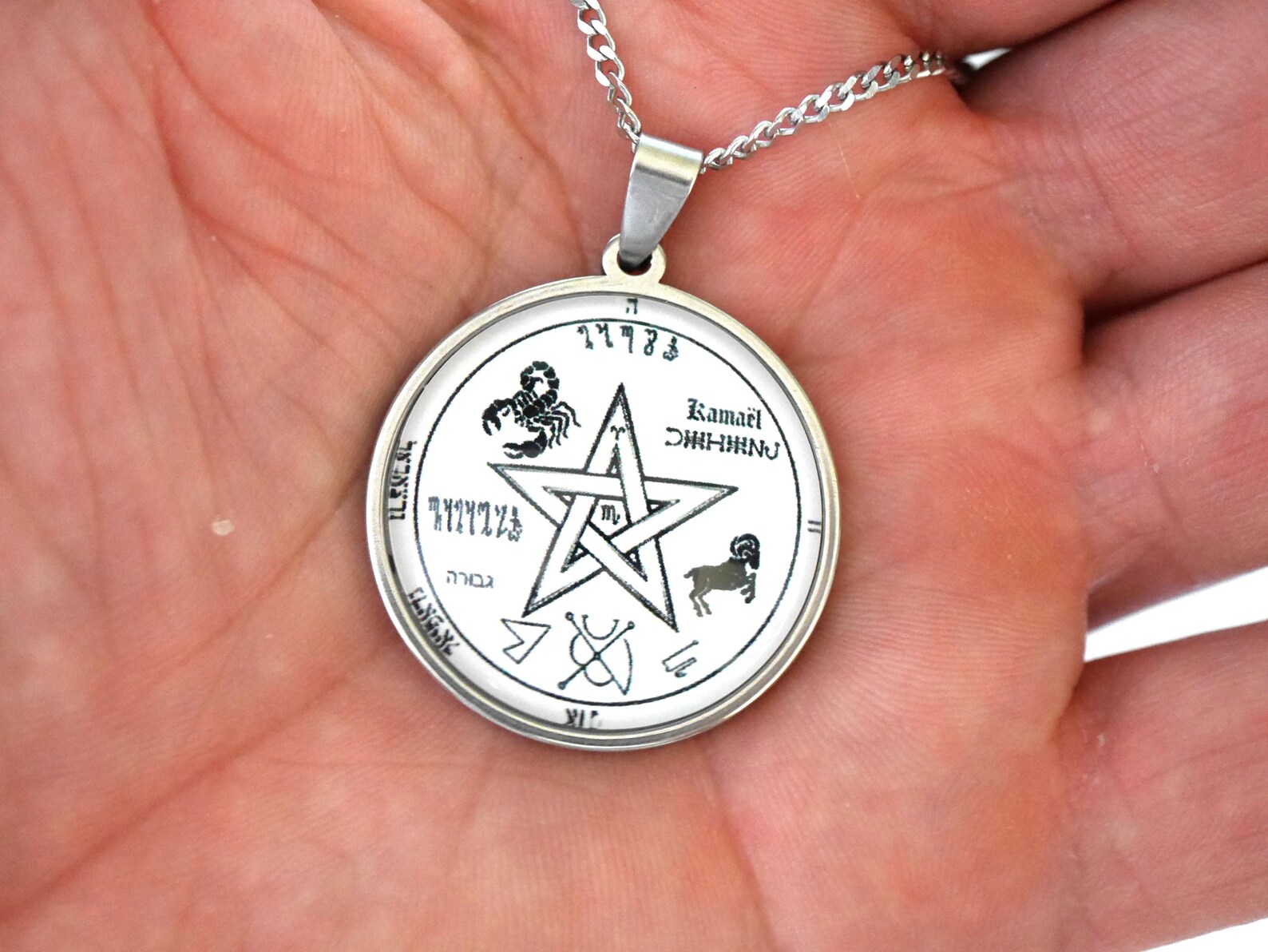 Pentacle of Mars/protection Amulet/esotericism/white Magic/protection ...