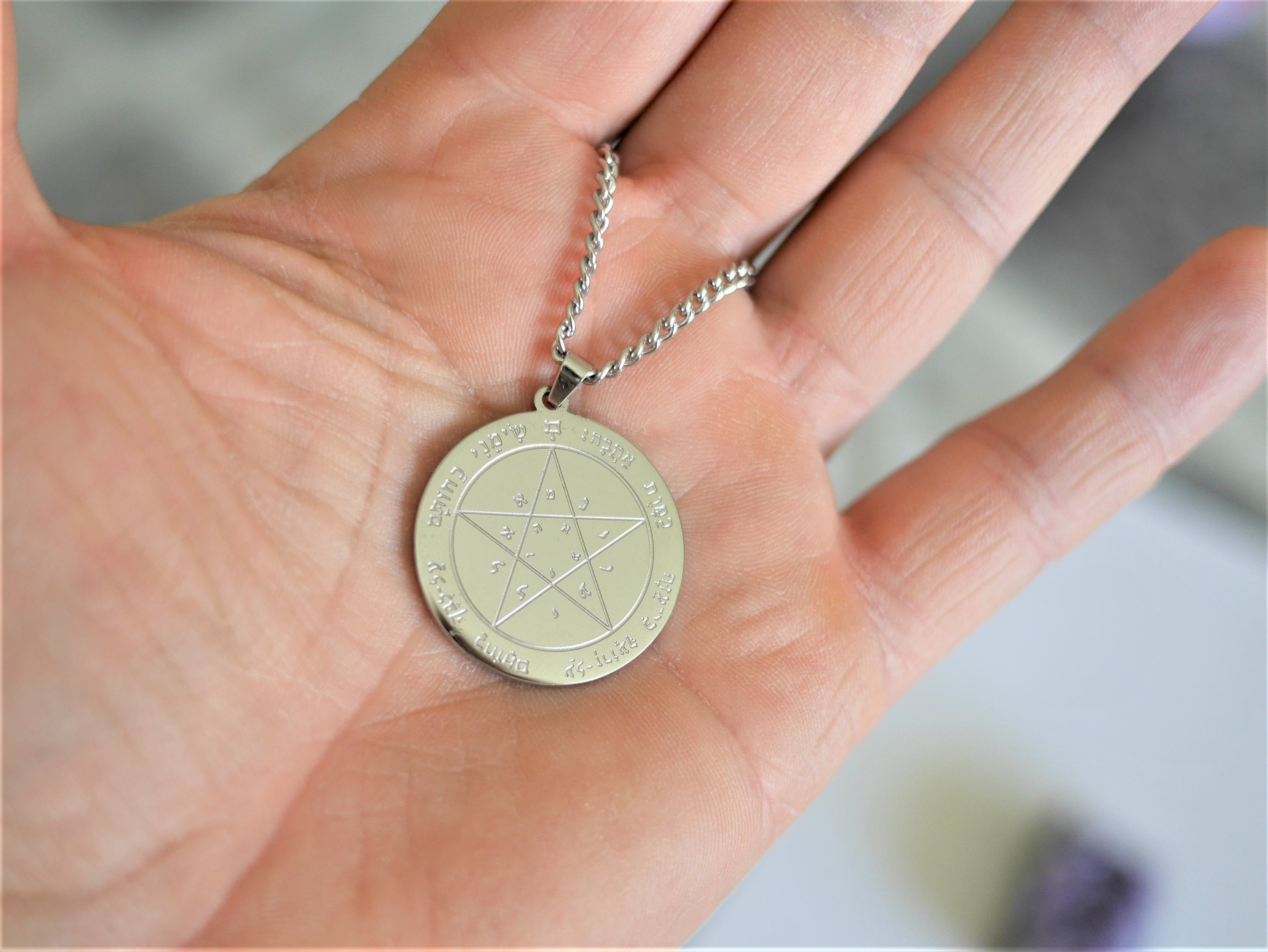 Talisman 2nd Pentacle of Venus// Pentacle of Venus// Seal of - Etsy