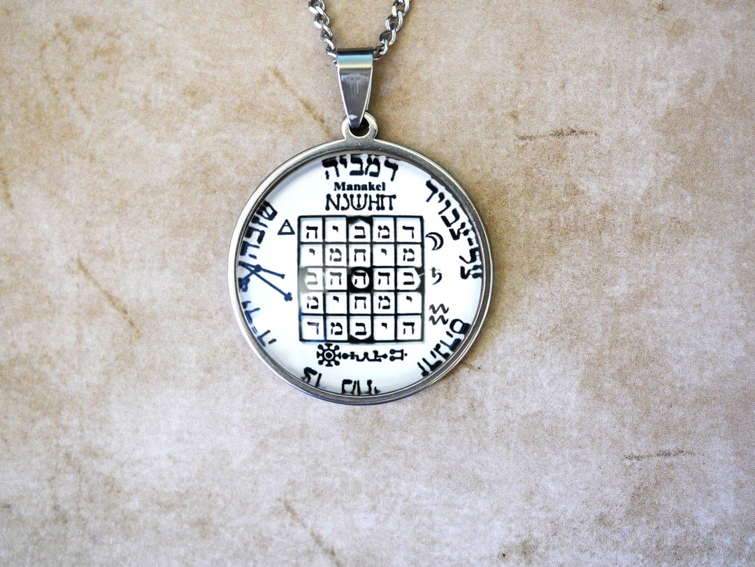 Magic Seal of the Angel Manakel//magic Amulet//seal of the Angels ...