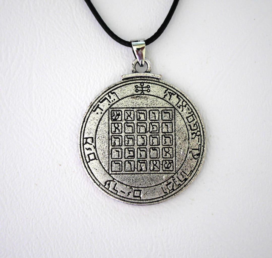 Second and Seventh Pentacles of Saturn, Seal of Solomon Amulet ...