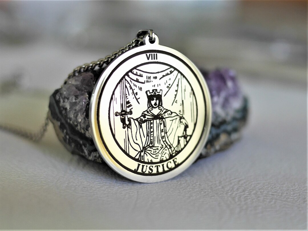 Talisman Major Card //justice//tarot of Marseille//card of Justice ...
