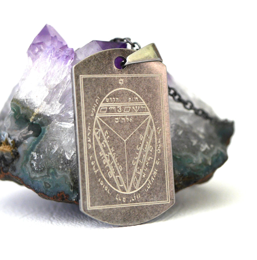 Talisman 7th Pentacle of Saturn/amulet of Protection and Charisma ...