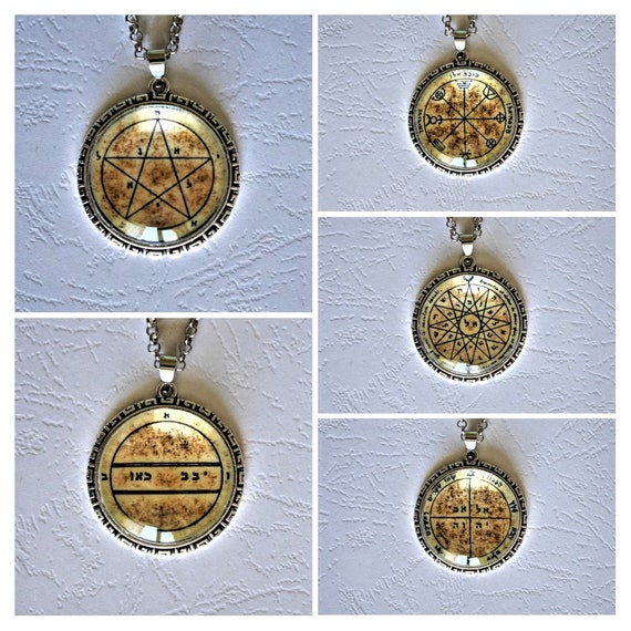 Mercury Talismans 5 Pentacles //Solomon Magic Seals//Solomon | Etsy