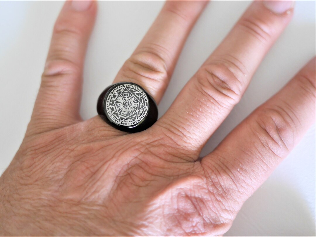 Signet Ring of the 7 Archangels – Seal of Divine Protection, Magic ...