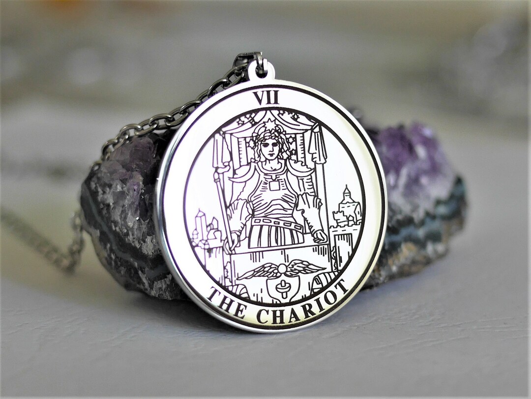 Talisman Major Card //the Chariot//tarot of Marseille//chariot Card ...