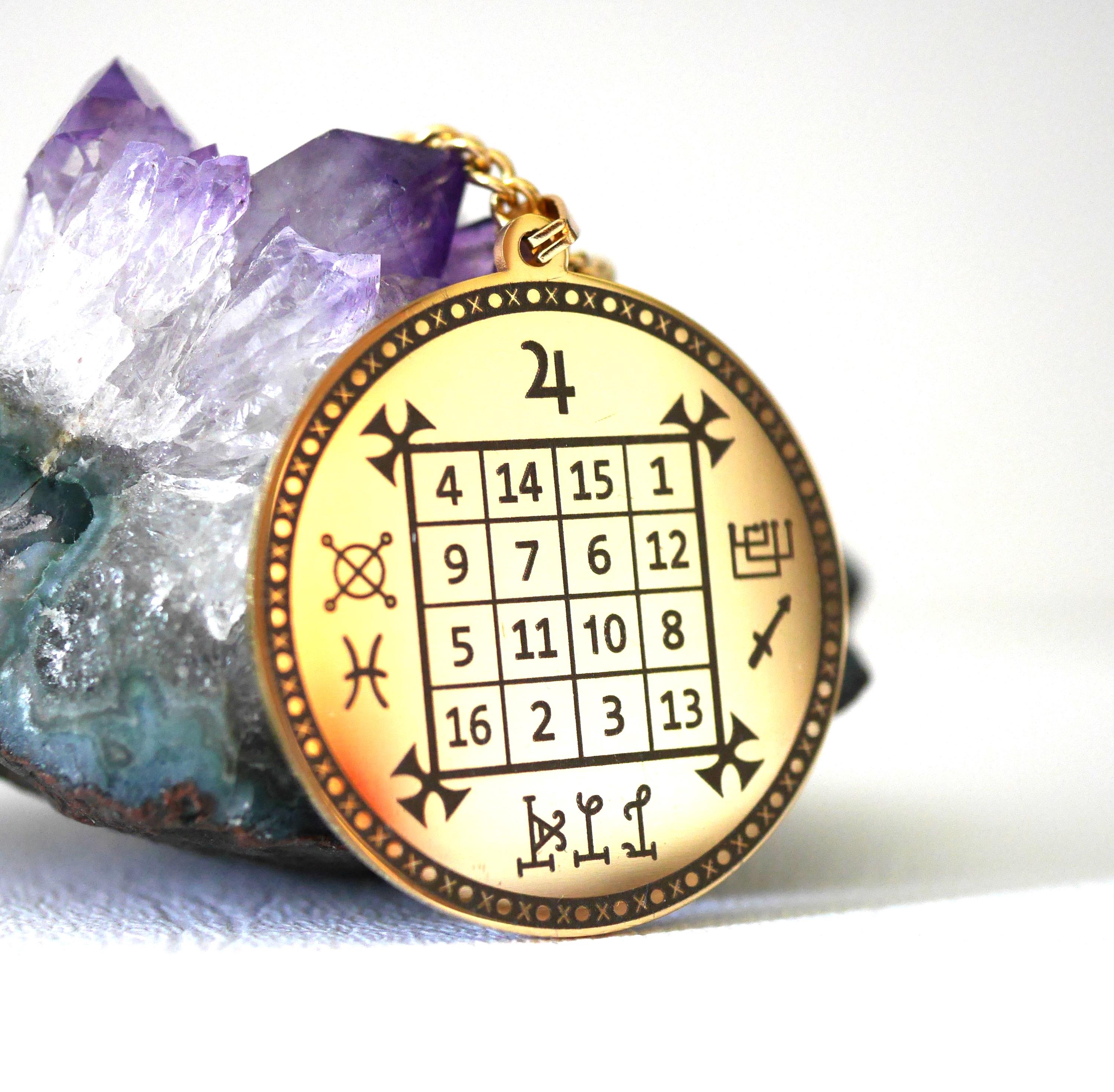 Jupiter Magic Square Talisman/planetary Seal/amulet of Protection and ...