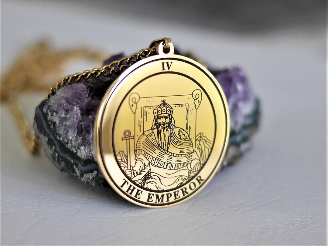 Major Emperor Card Talisman - Tarot of Marseille, Emperor Card ...