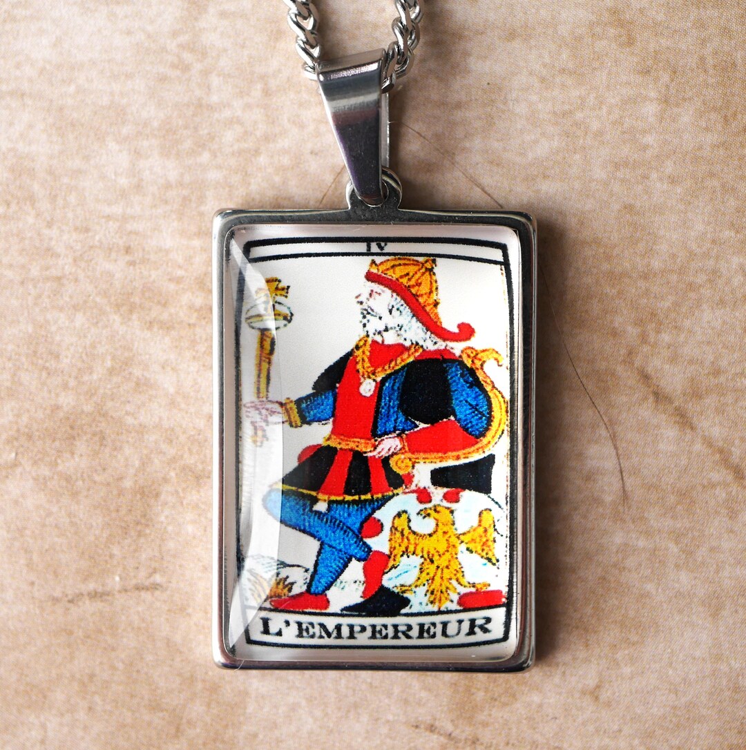 Major Card Talisman//the Emperor//tarot of Marseille//emperor Card ...