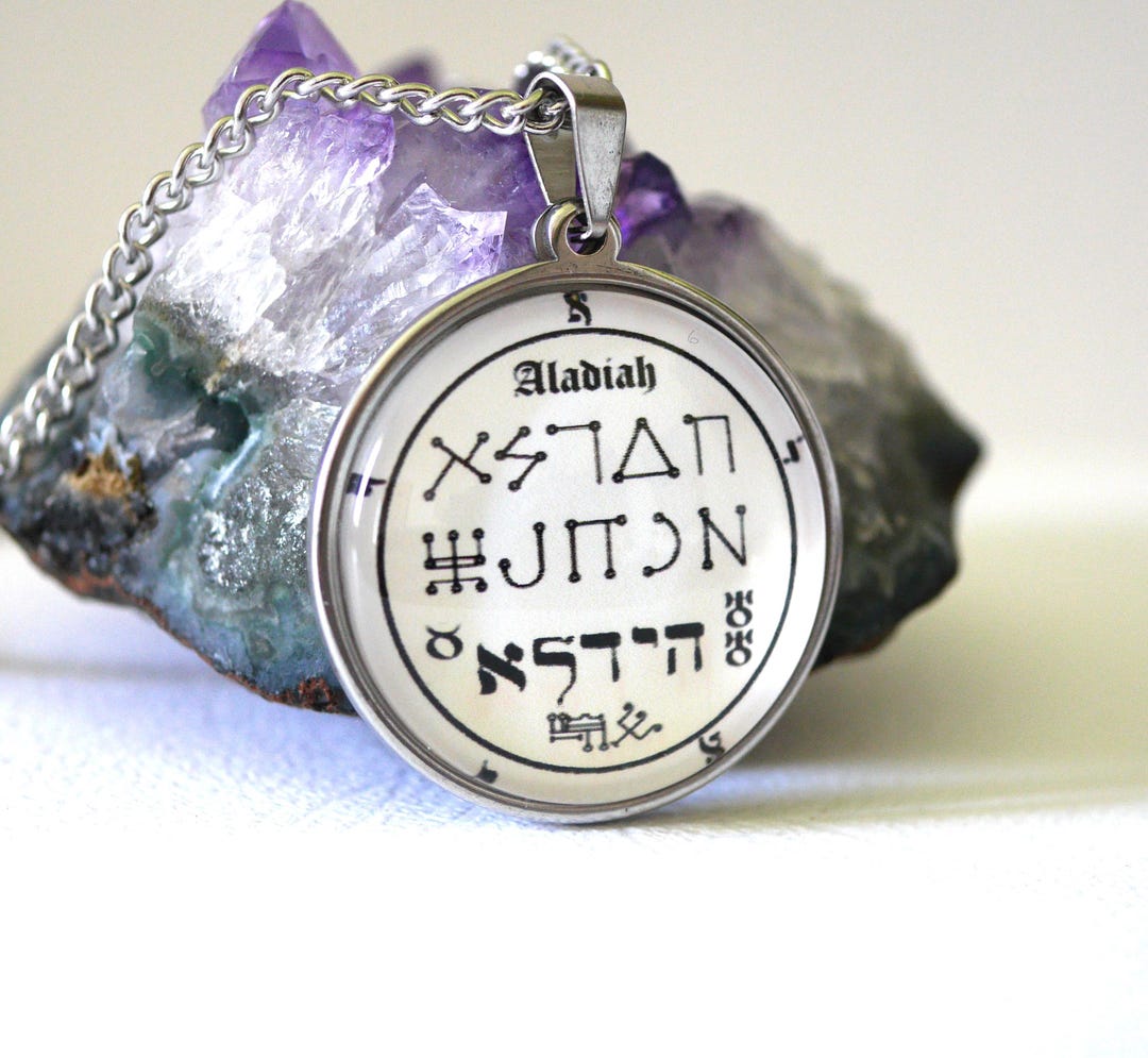 Aladiah Angel Talisman/healing and Karma Protection Amulet/guardian ...