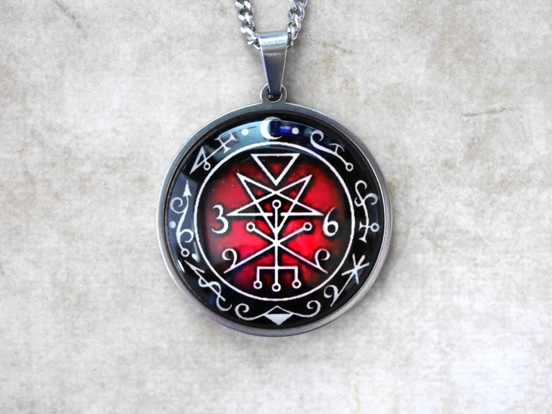 Lilith's Seal, Lilith's Talisman, Esoteric Necklace, Lunar Goddess ...
