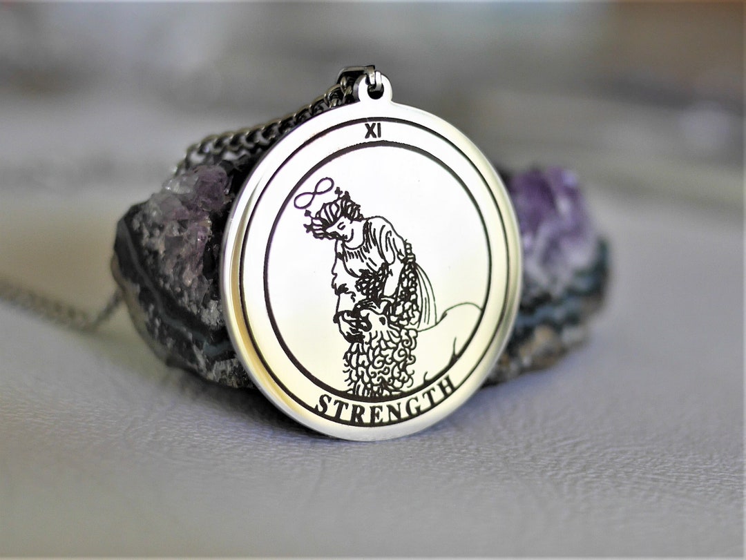 Major Arcana Talisman of Strength - Tarot of Marseille, Strength Card ...