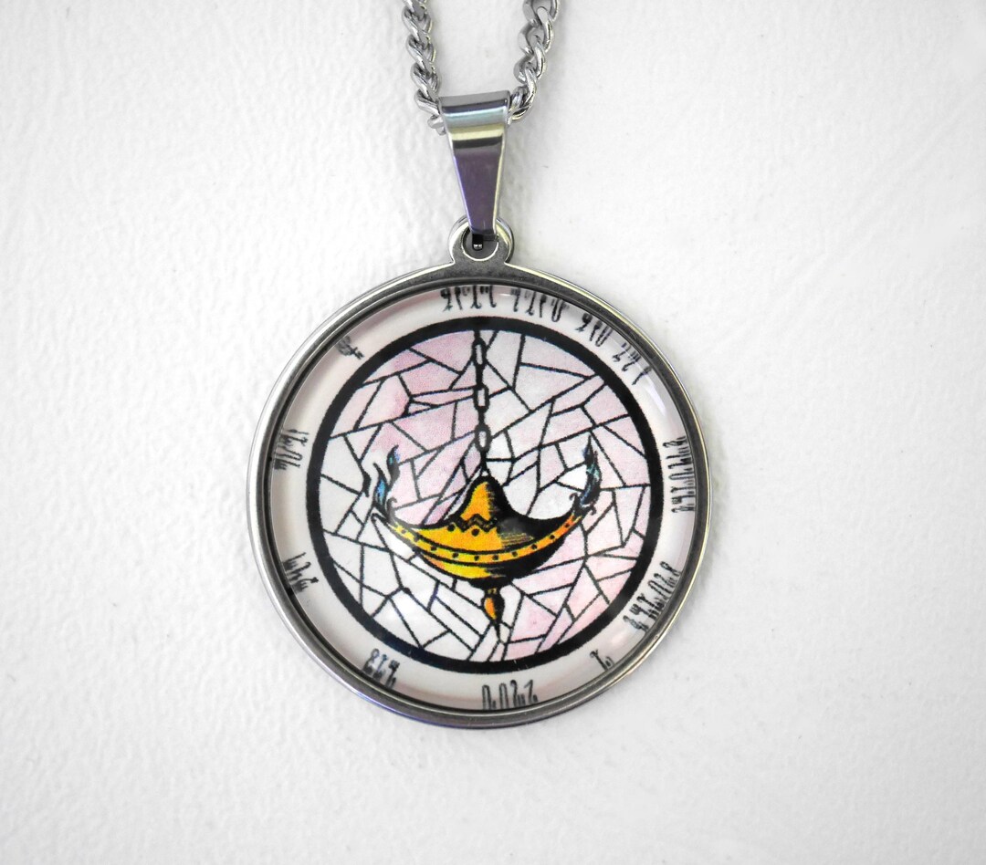 Pentacle N7 Abbé Julio Lamp of the Catacombs/shield Against Enemies and ...
