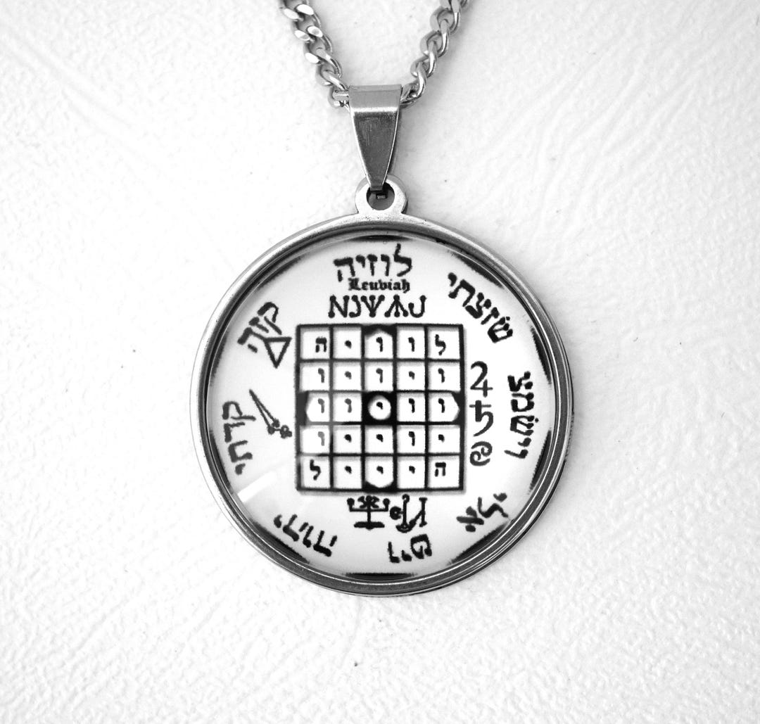 Leuviah Angel Talisman - Protection Amulet, Guardian Angel Cancer ...