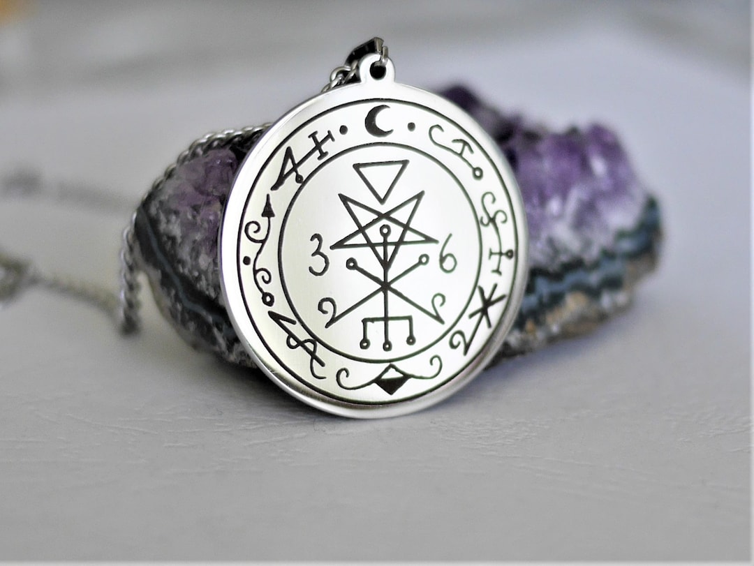 Lilith's Seal, Powerful Esoteric Amulet, Occult Necklace, Lunar Goddess ...