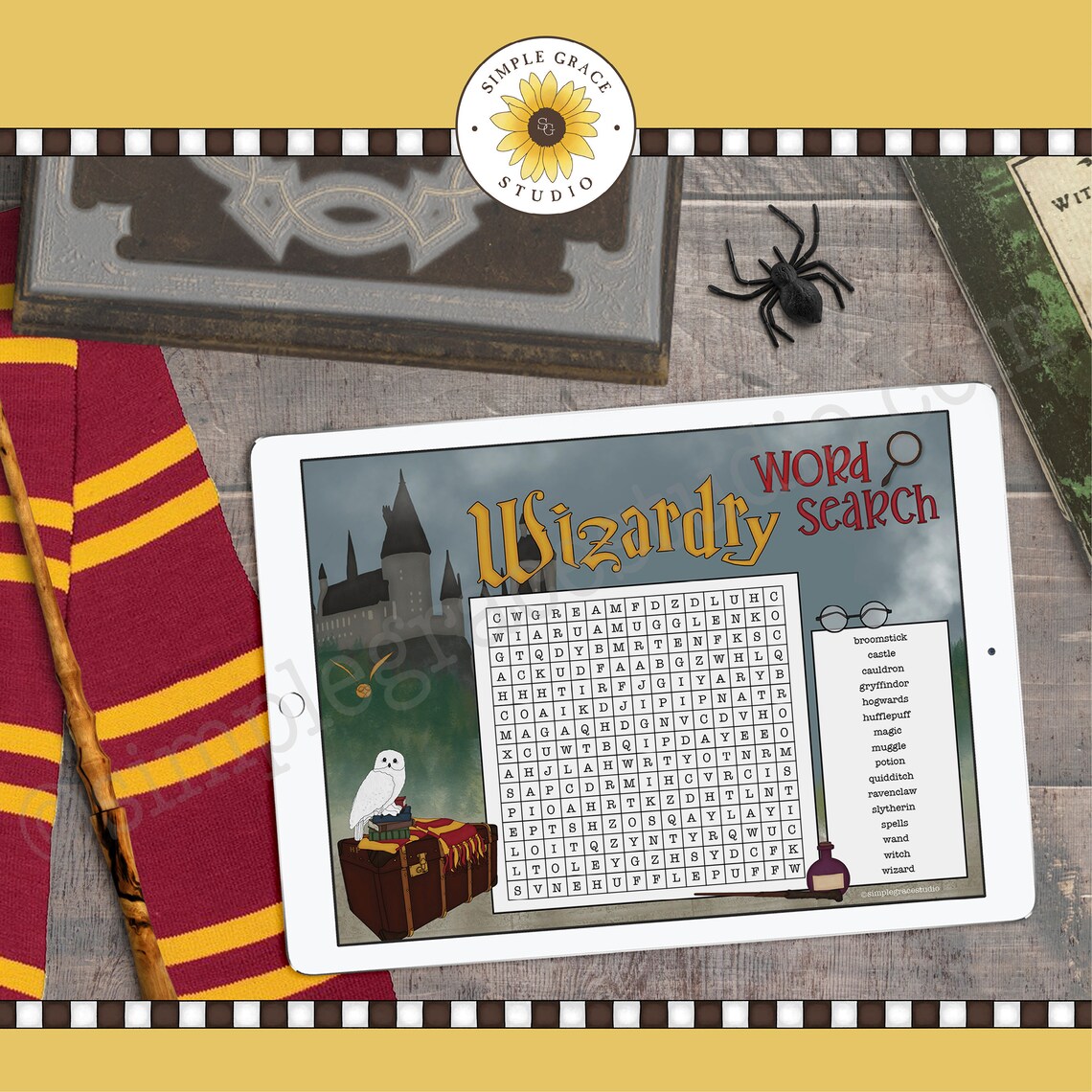 Wizardry Word Search ~ Printable Wizardry Word Search ~ Word Search ...