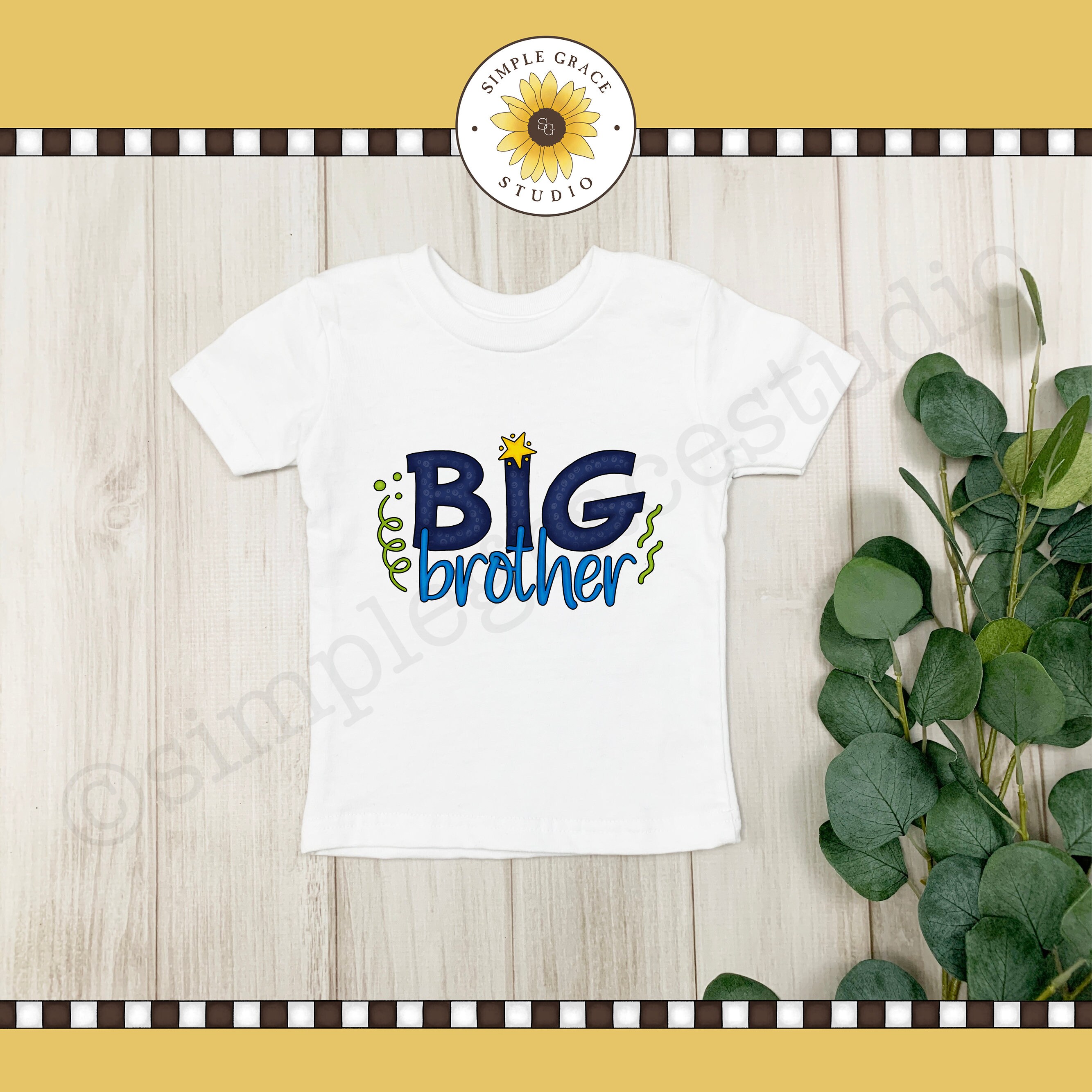 Big Brother ~ Sublimation Design ~ Brother ~ PNG ~ Clipart - Etsy