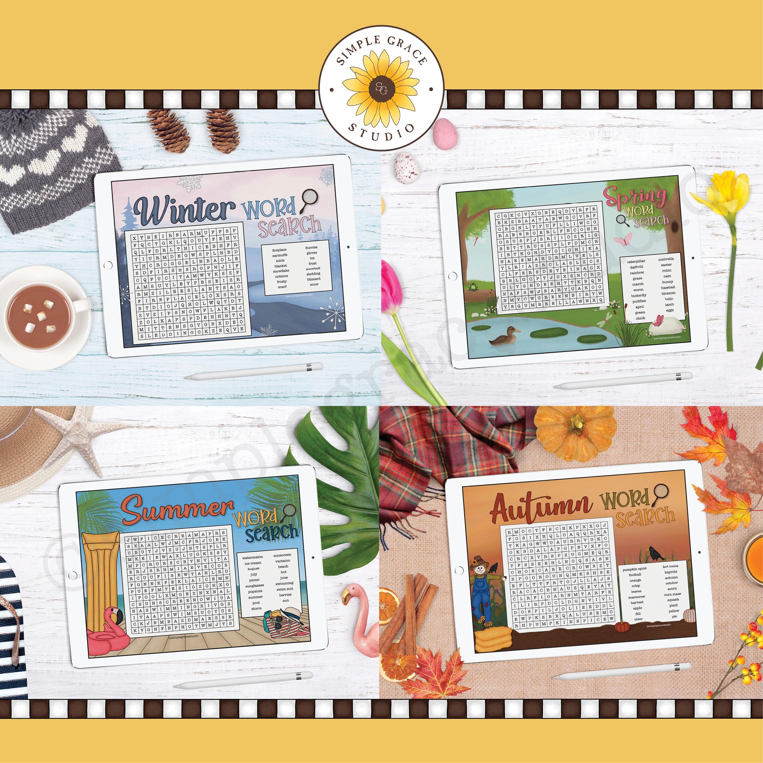 Word Search Bundle ~ Word Search ~ Printable ~ Printables ~ Digital - Etsy