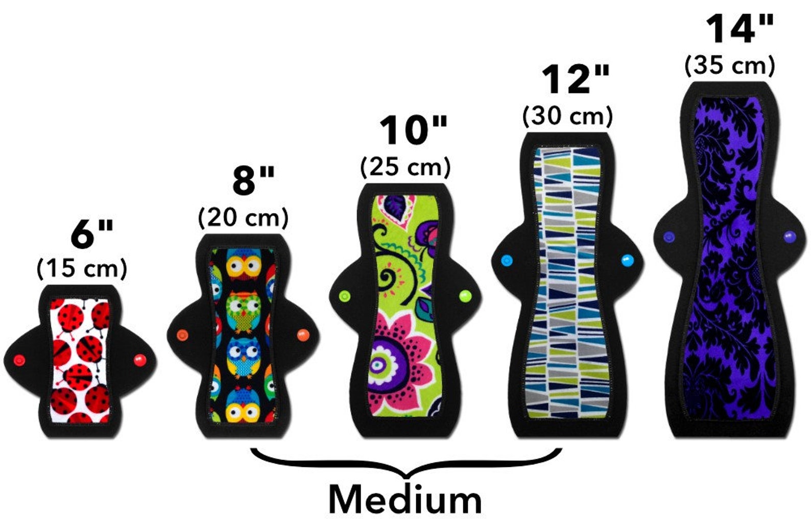 Day Pads Heavy And/or Moderate Absorbency Breathable | Etsy