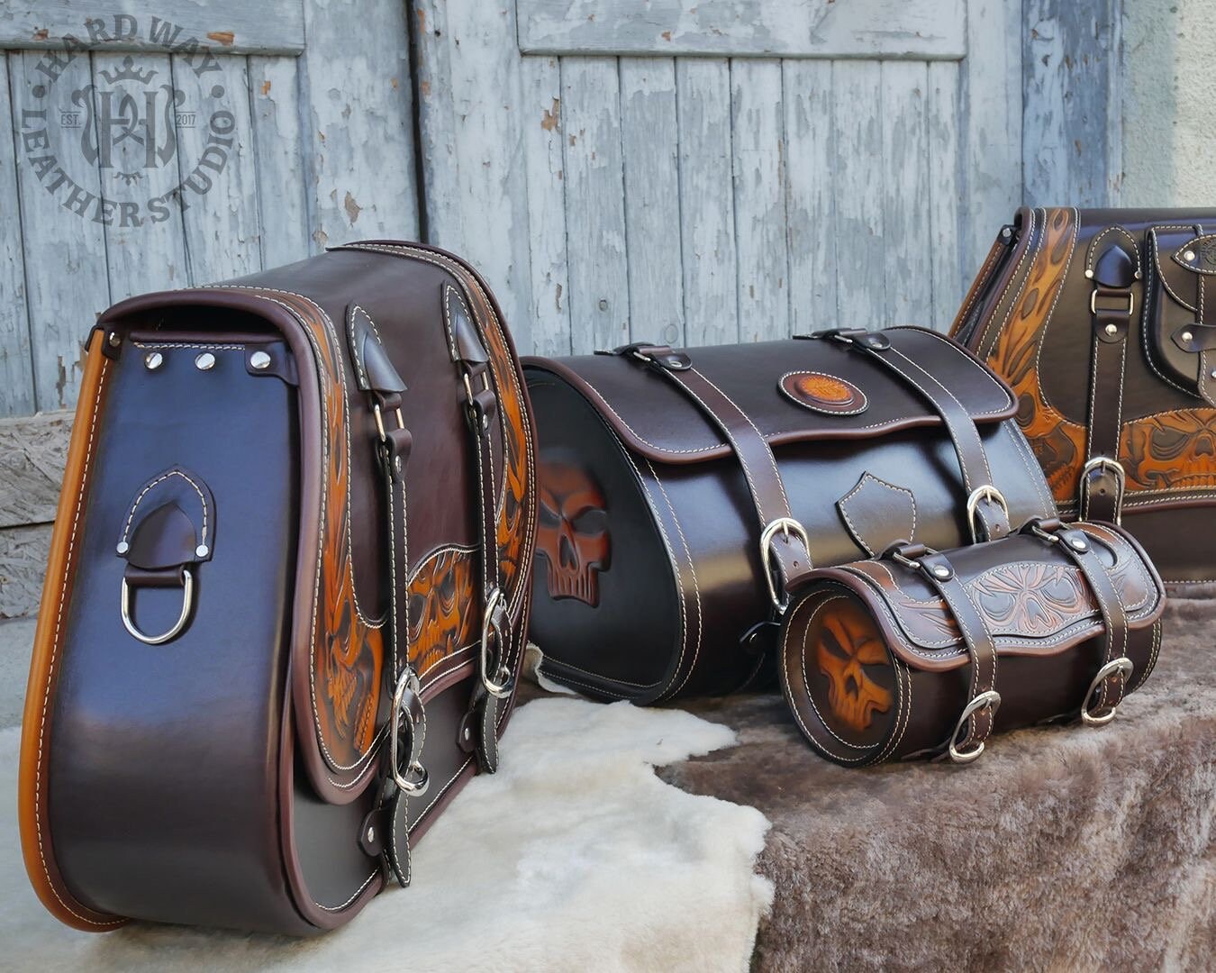 Set of Motorcycle Bags - Etsy