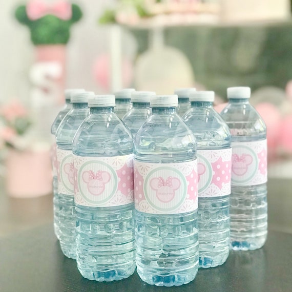 Fancy Personalized Water Bottle Wrapper Stickers water - Etsy